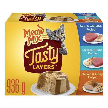 Order Meow Mix Nourriture pour chats tasty layers à la volaille et au ...