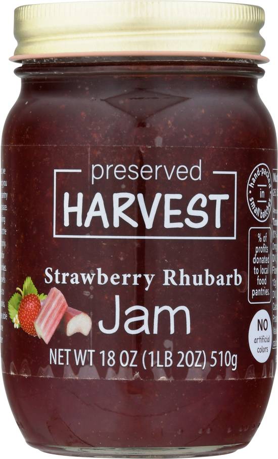 Preserved Harvest Strawberry Rhubarb Jam (18 oz) | Delivery Near You ...