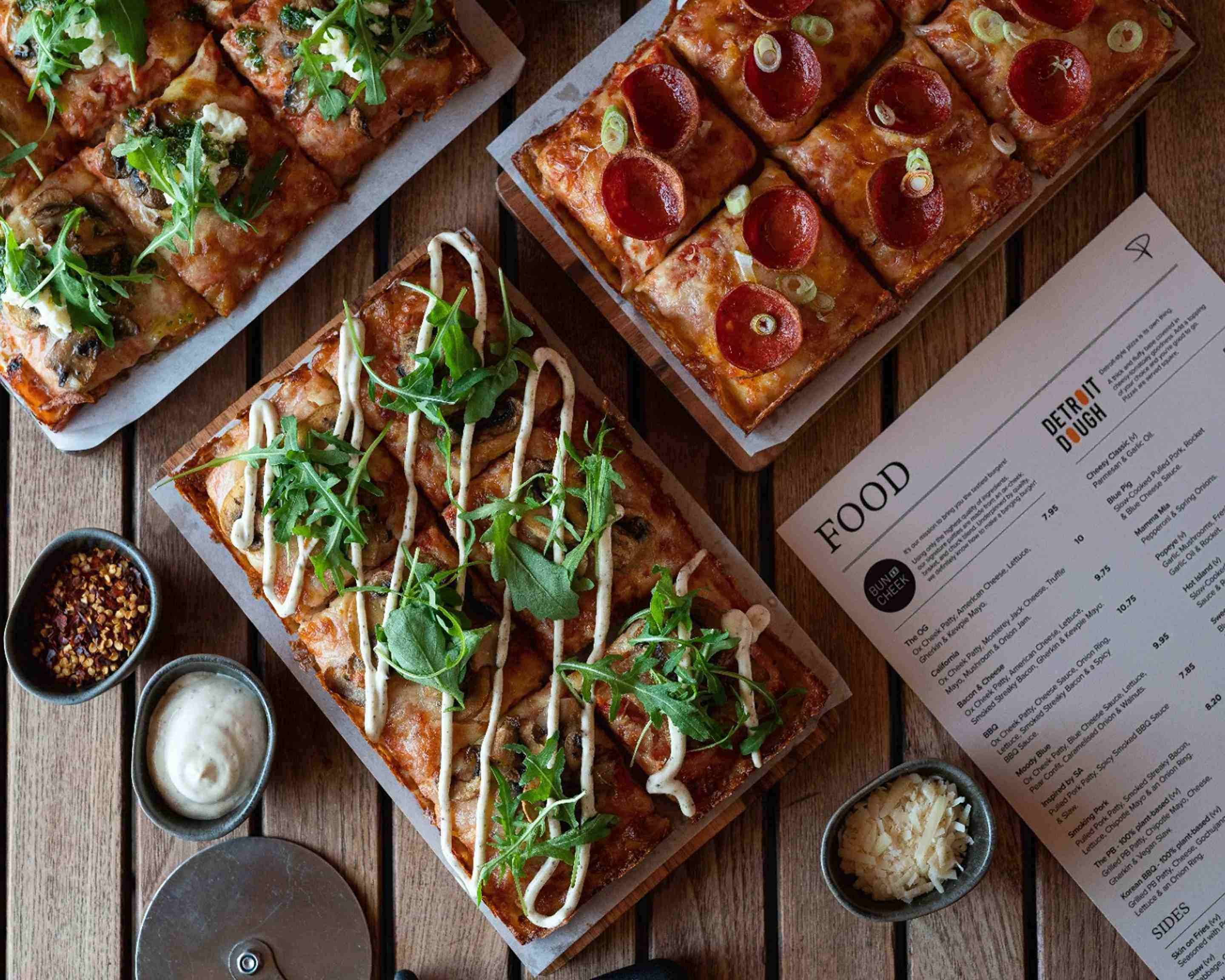 Detroit Dough (Swansea) Menu & Prices - Swansea Delivery - Order with ...
