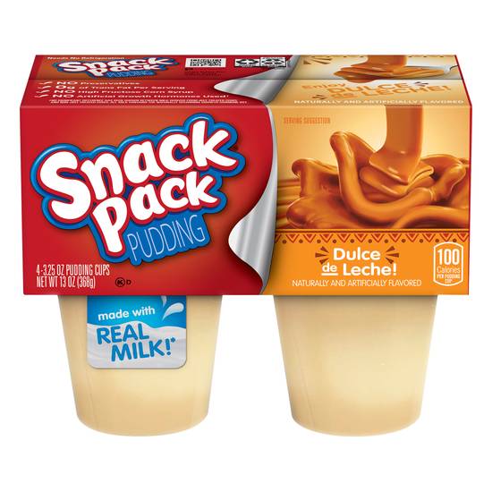 Snack pack Dulce De Leche Pudding (2 ct) | Delivery Near You | Uber Eats