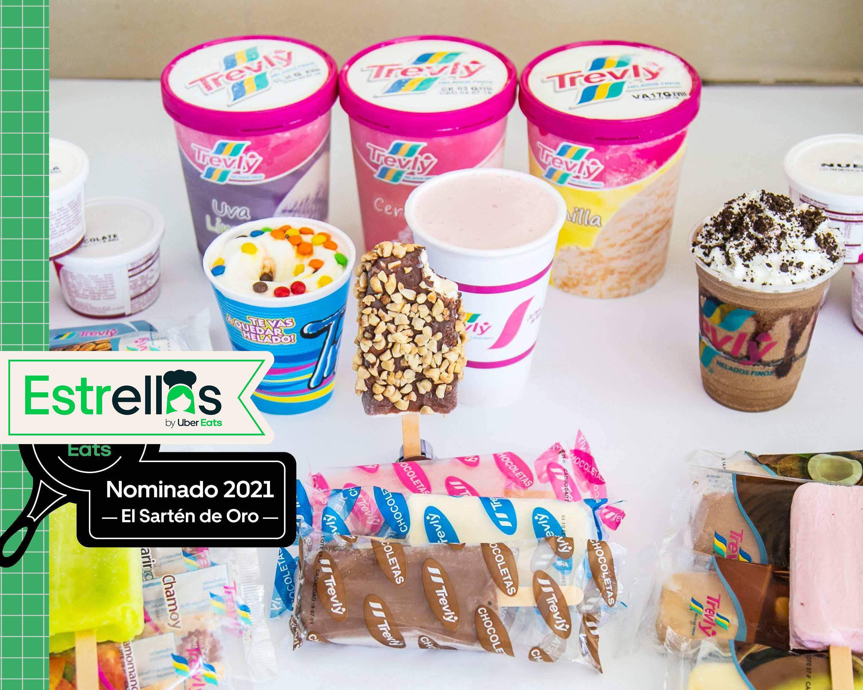 Trevly Helados Finos, Plaza Regina a domicilio en Juárez | Menú y ...