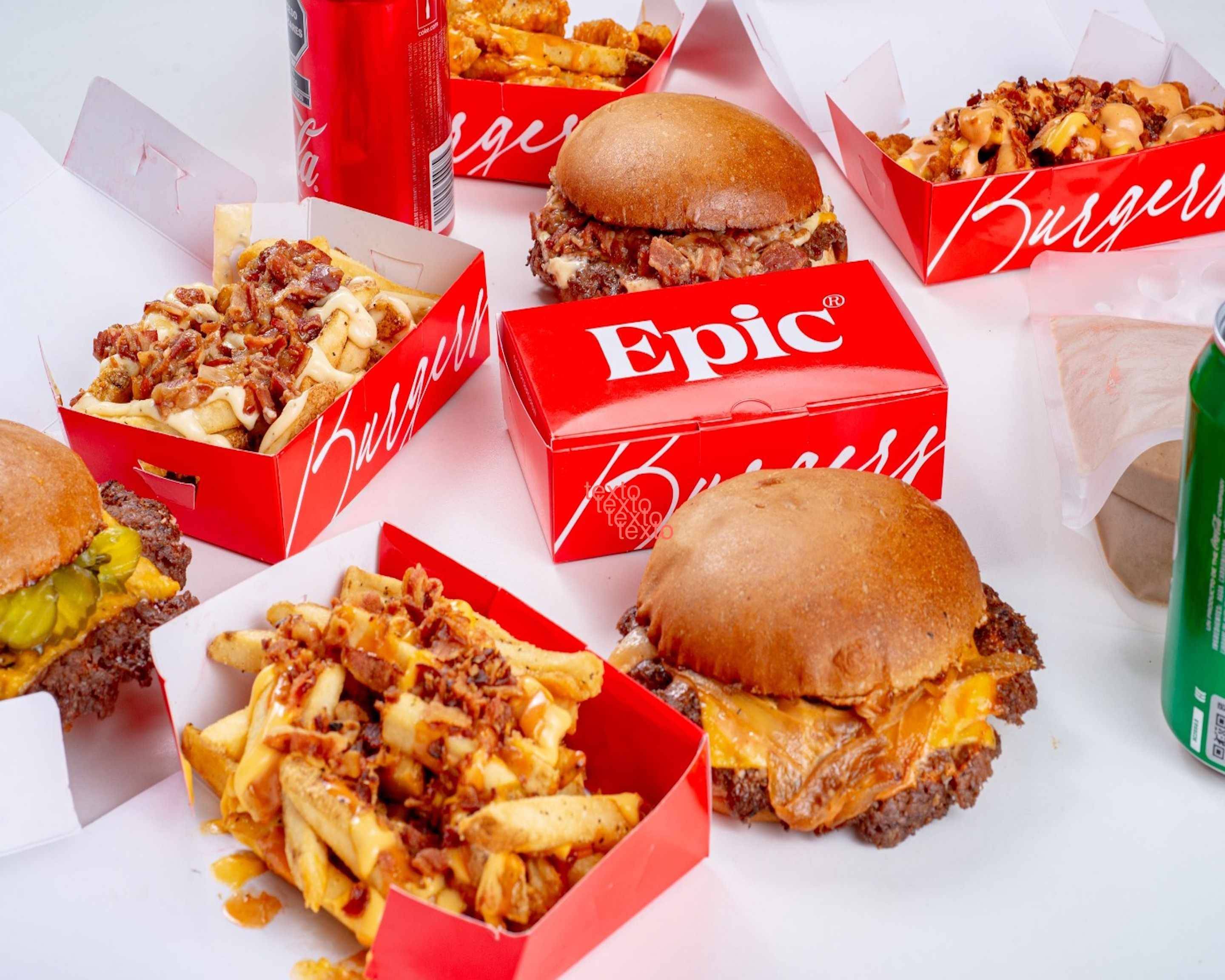 Epic Burgers Menú a Domicilio【Menú y Precios】 Calle del Servidor ...