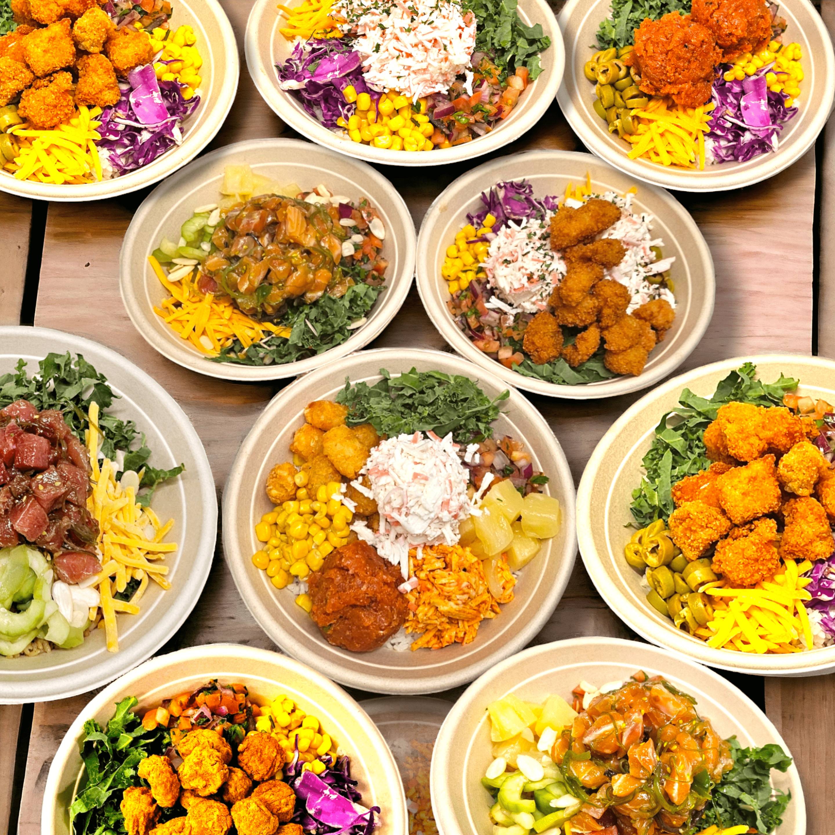 Order Dancing Tater Tots Bowl ( Fried Poke Bowl) Menu Delivery【Menu ...