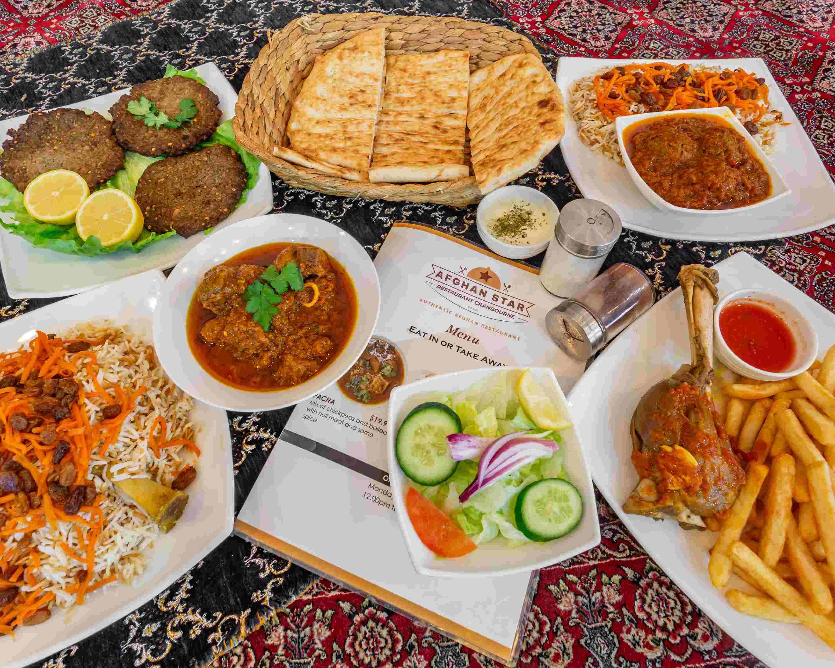 Afghan Star Restaurant Cranbourne Menu Takeout in Melbourne | Delivery ...
