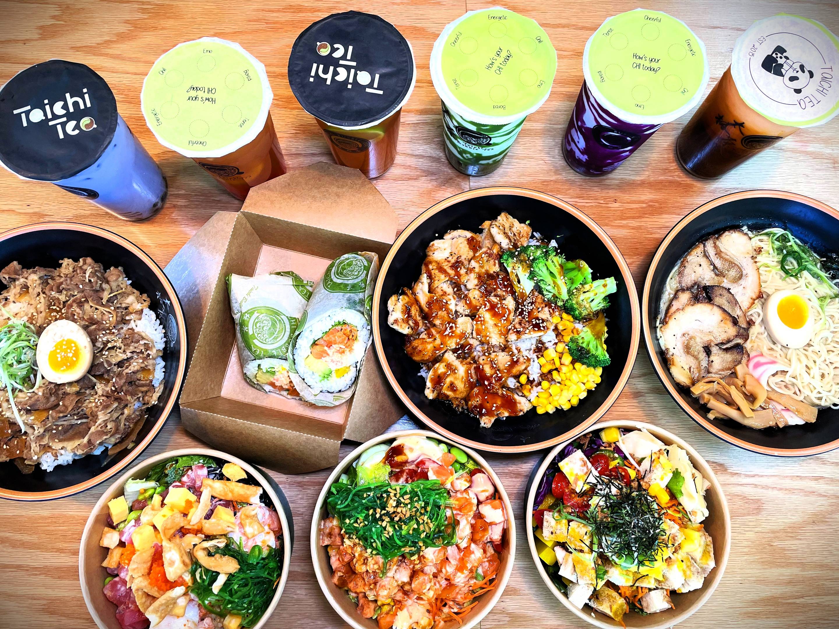 Taichi Bubble Tea, Ramen and Poke Bowl Menu Jacksonville • Order Taichi ...