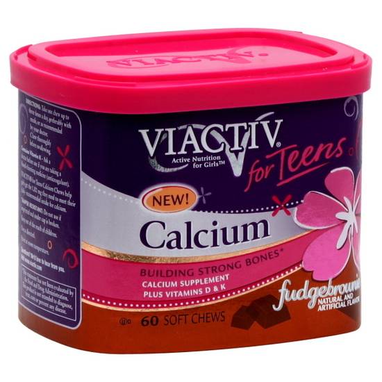 Viactiv Calcium Supplement Soft Chews (fudge brownie) | Delivery Near ...