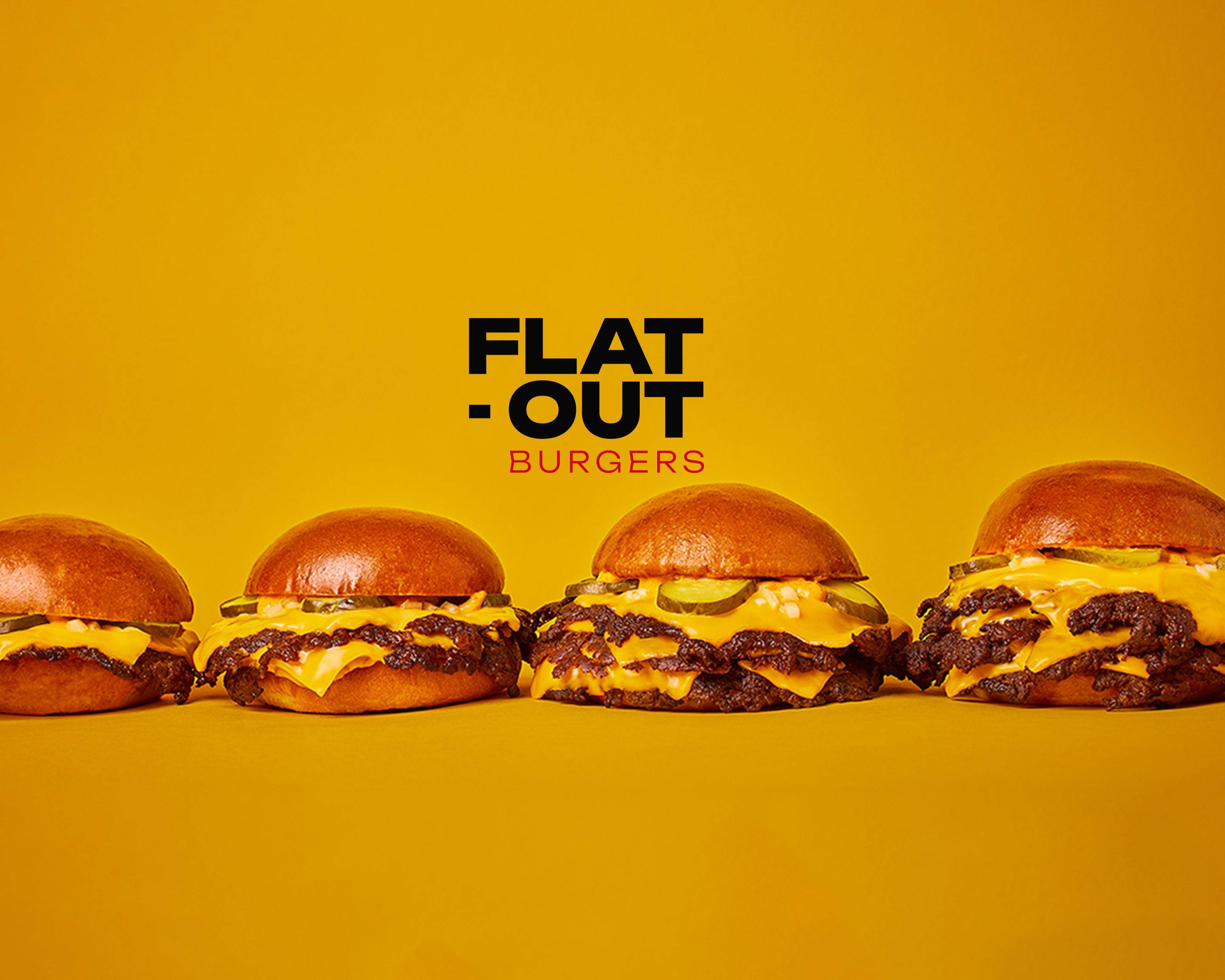 Flat Out - Smash Burgers (Royal Docks) Menu Deals & Prices - London ...