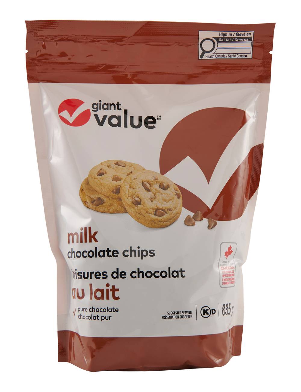 Giant Value Brisures de chocolat au lait - milk chocolate chips ...