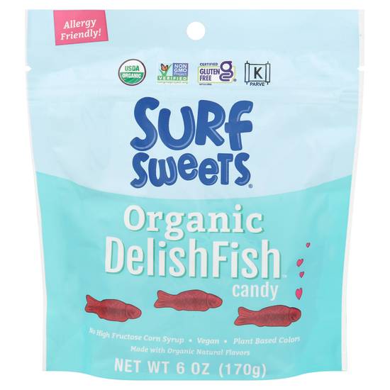 Surf Sweets Organic Delish Fish Candy (6 oz) | Delivery Near You | Uber ...