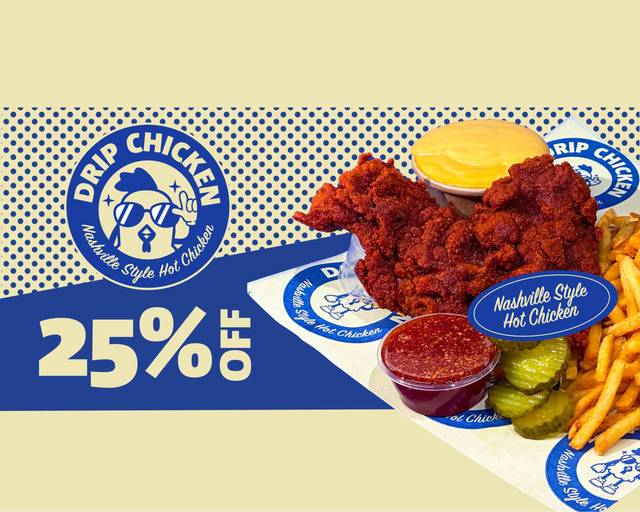 DRIP CHICKEN - Moseley Menu Deals & Prices - Birmingham Delivery ...