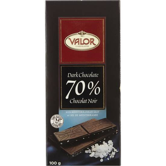 Dark Chocolate Bar With Sea Salt (100 g) | Delivery Near You | Uber Eats