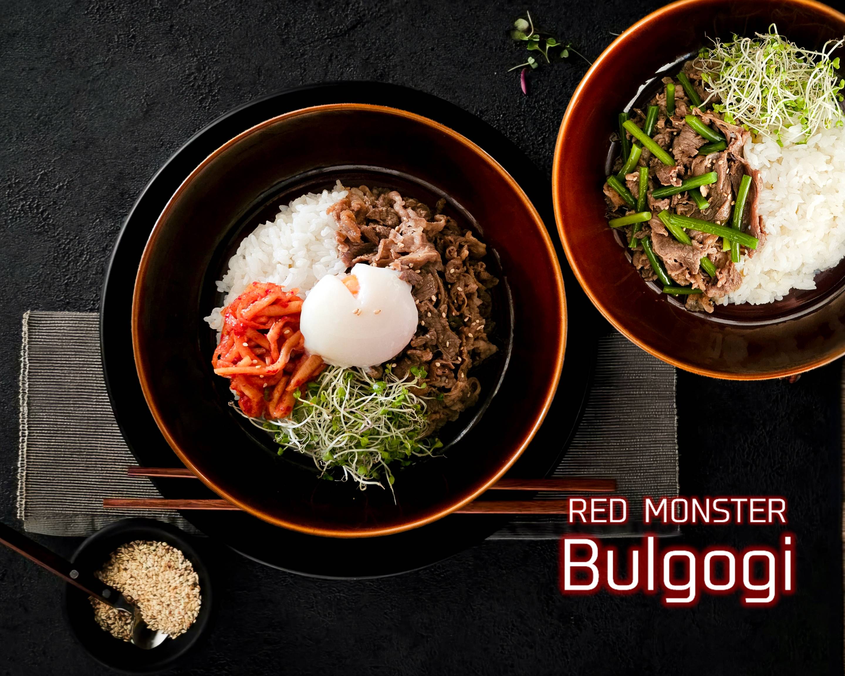 プルコギ Bulgogi RED MONSTERのデリバリー ・持ち帰り| メニューを見る |東京 で 配達| ウーバーイーツ
