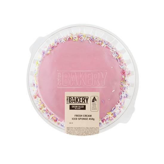 Coles Cream Filled Iced Sponge Cake Delivery Near Me | Order Online ...