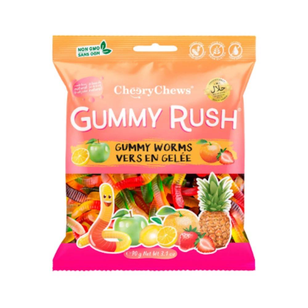 Cheery Chews Gummy Rush Gummy Worms Delivery Near Me | Order Online ...