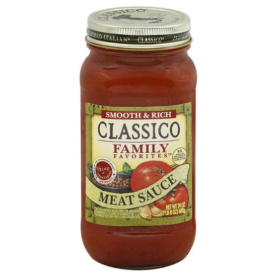 Classico Family Favorites Smooth & Rich Meat Sauce | Delivery Near You ...