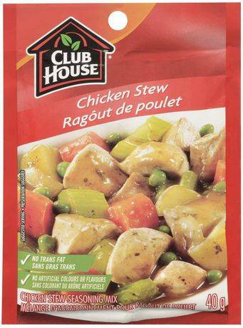 Order Club House Mélange d'assaisonnement pour ragoût de poulet de club ...