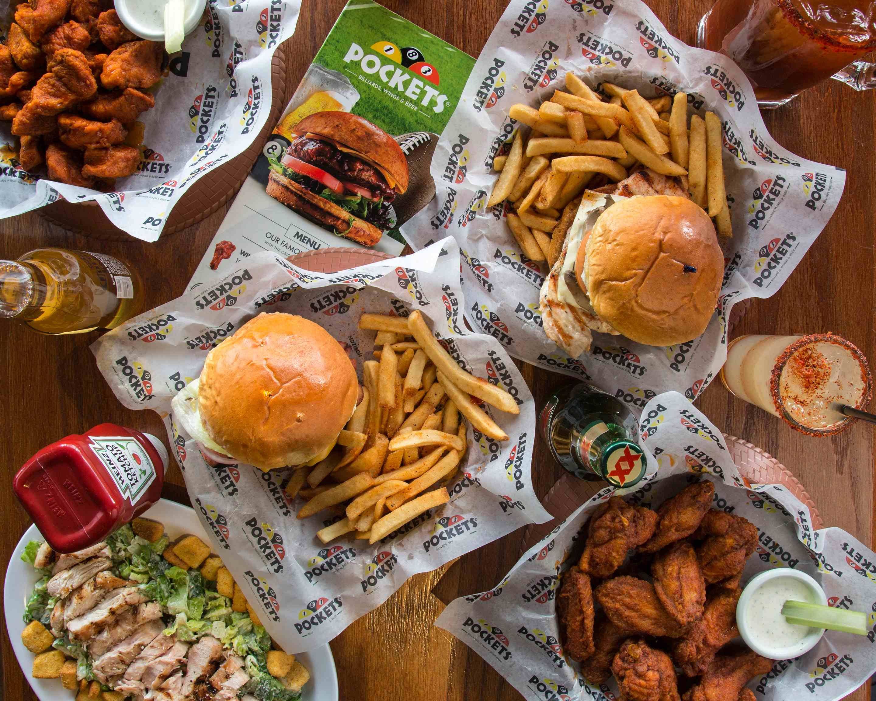Order Pockets Billiards, Wings, and Beer (Mesa) Menu Delivery in El ...