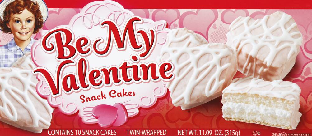 Little Debbie Be My Valentine Vanilla Snack Cakes (10 ct) | Delivery ...