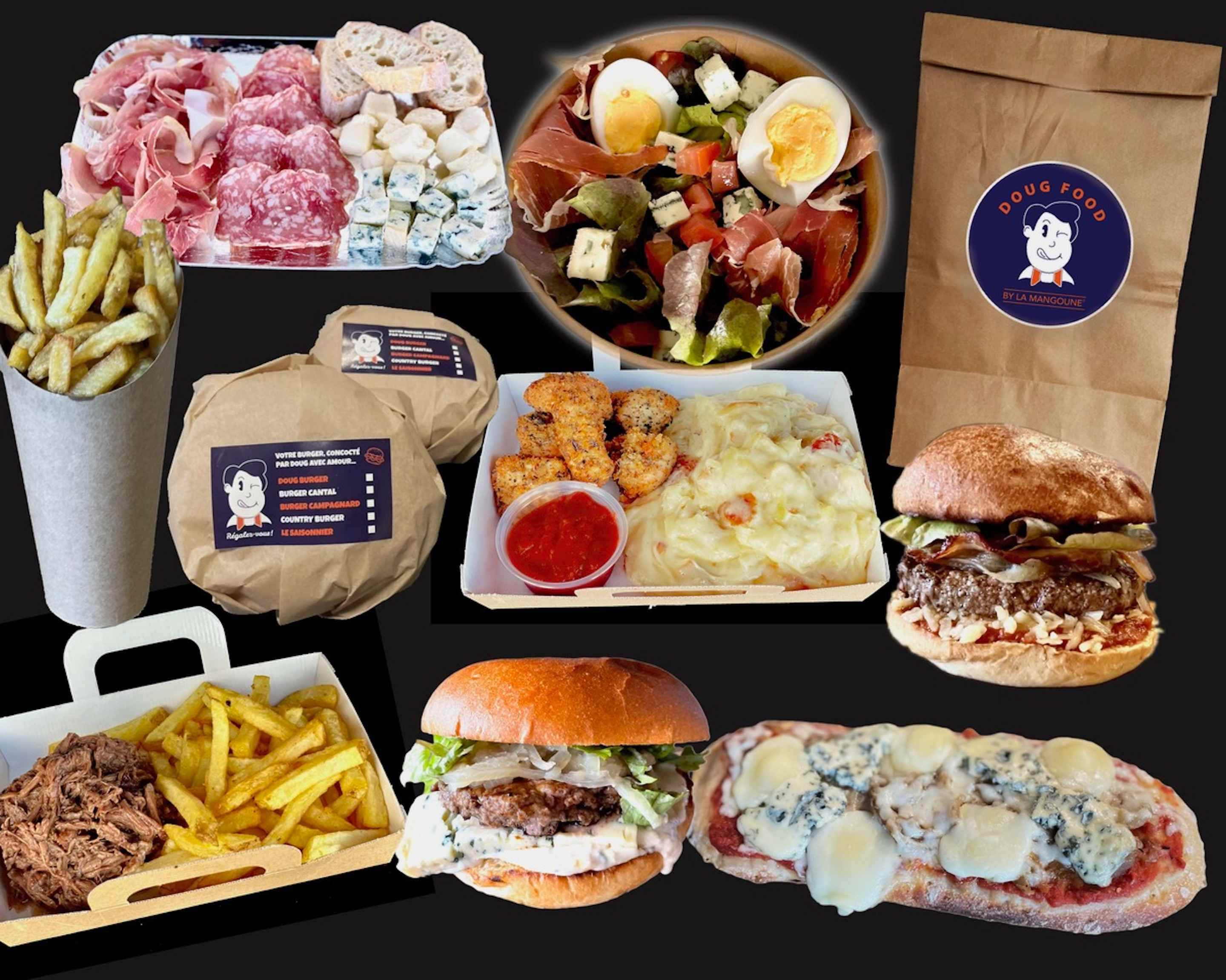 Doug Food 🍔🍕 menu, offres et prix - Livraison à Aurillac - Uber Eats