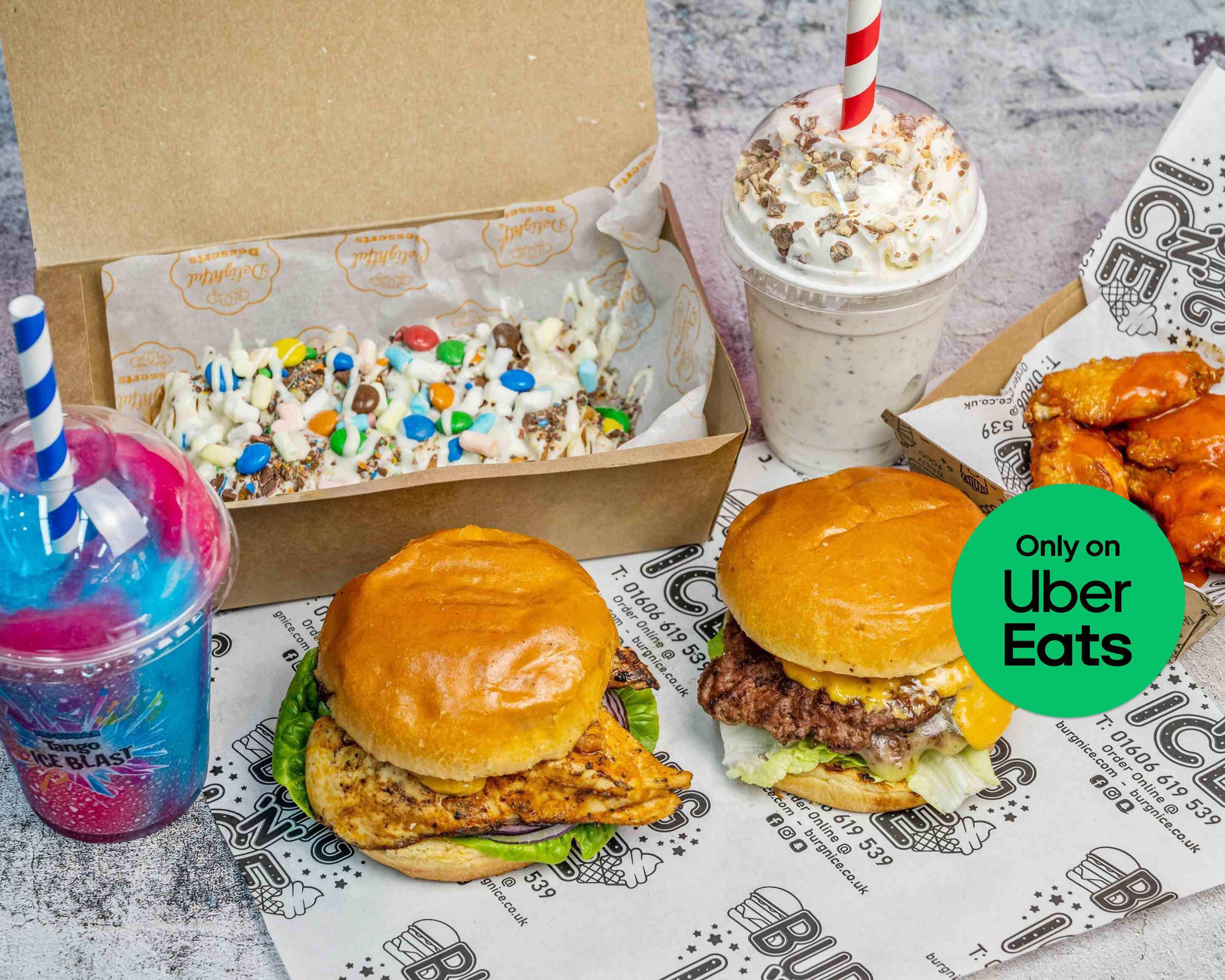 Burg N Ice Menu - Takeaway in Merseyside | Delivery Menu & Prices ...
