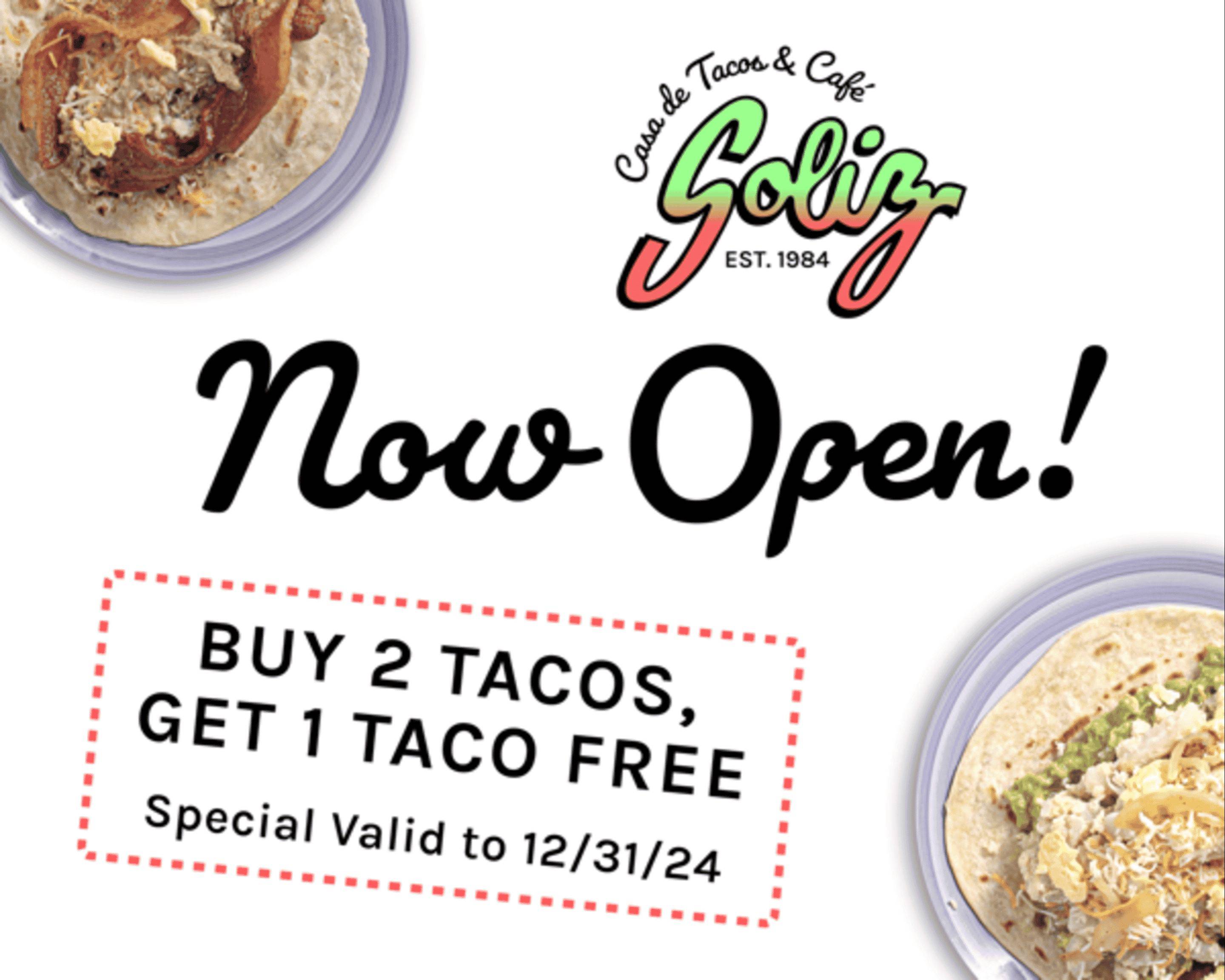 Order Soliz Casa de Tacos & Café - Galleria Menu Delivery【Menu & Prices ...