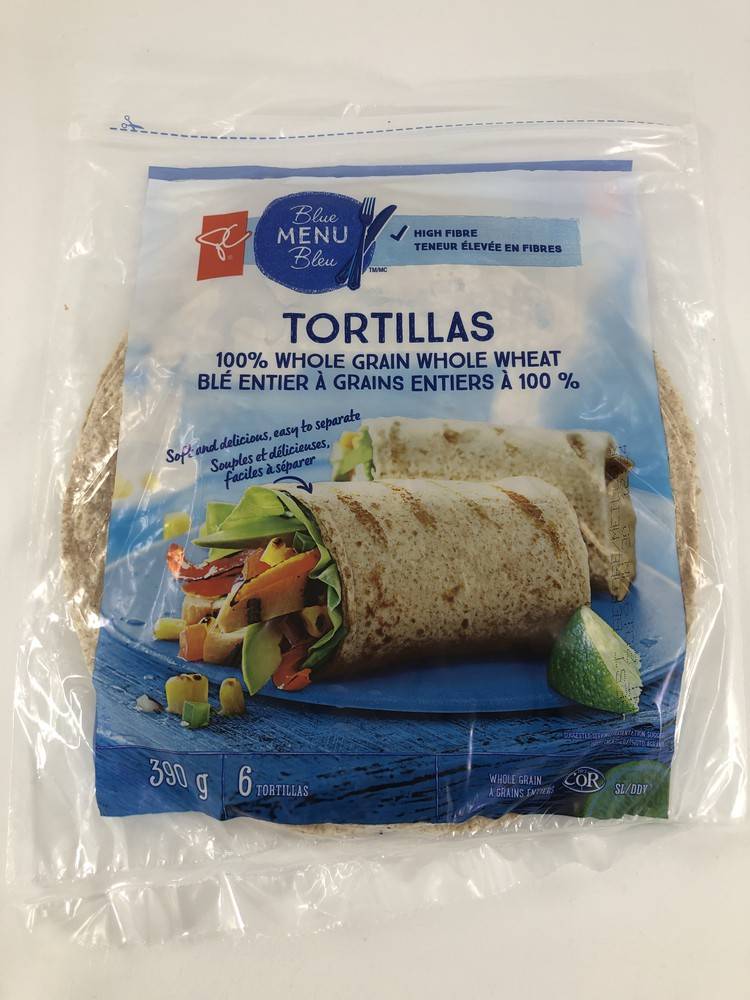 PC BLUE MENU Blue Menu Tortillas, Whole Grain Whole Wheat Delivery Near ...