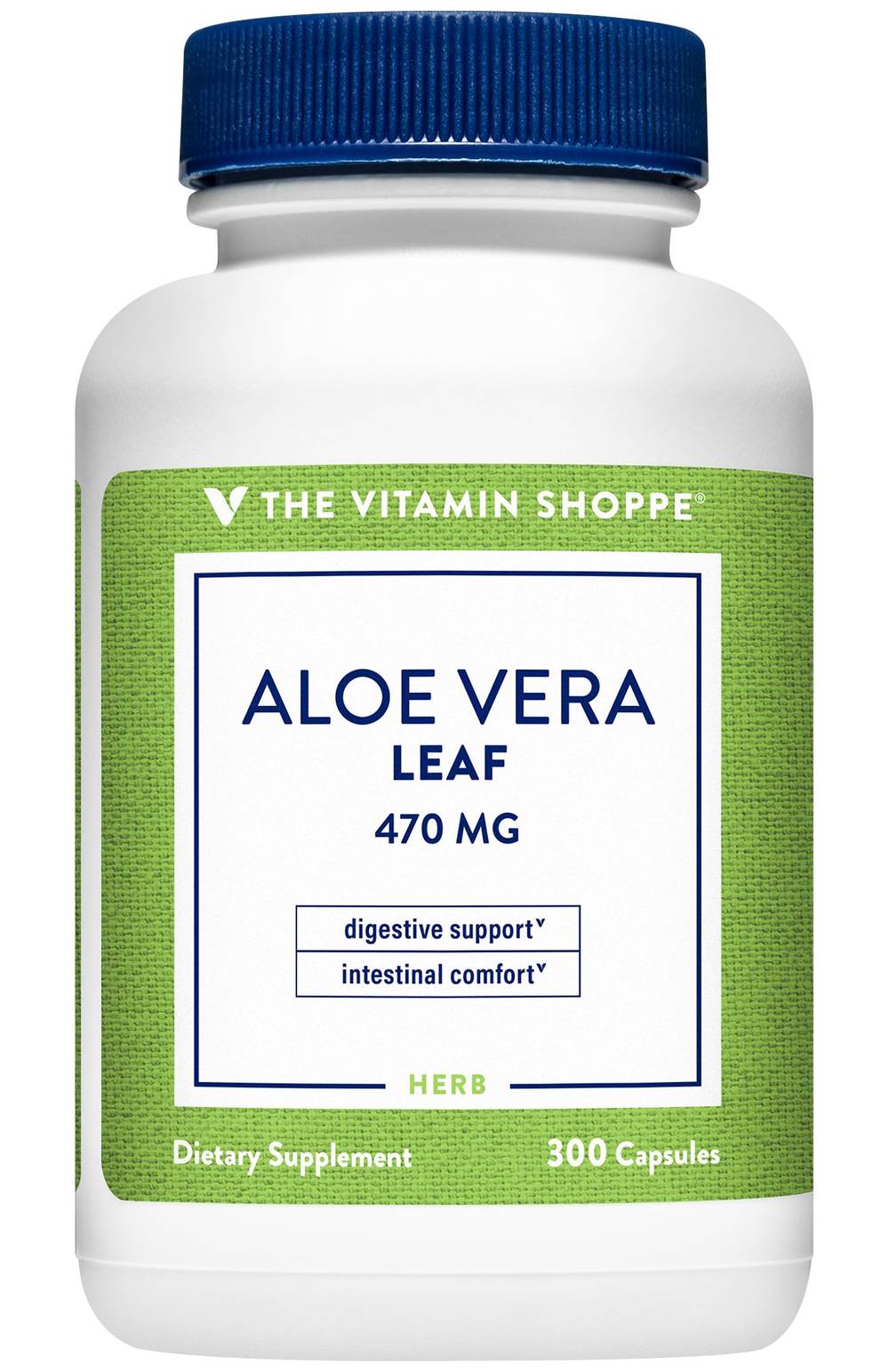 Aloe Vera Leaf - Digestive Support - 470 Mg (300 Capsules) | Postmates