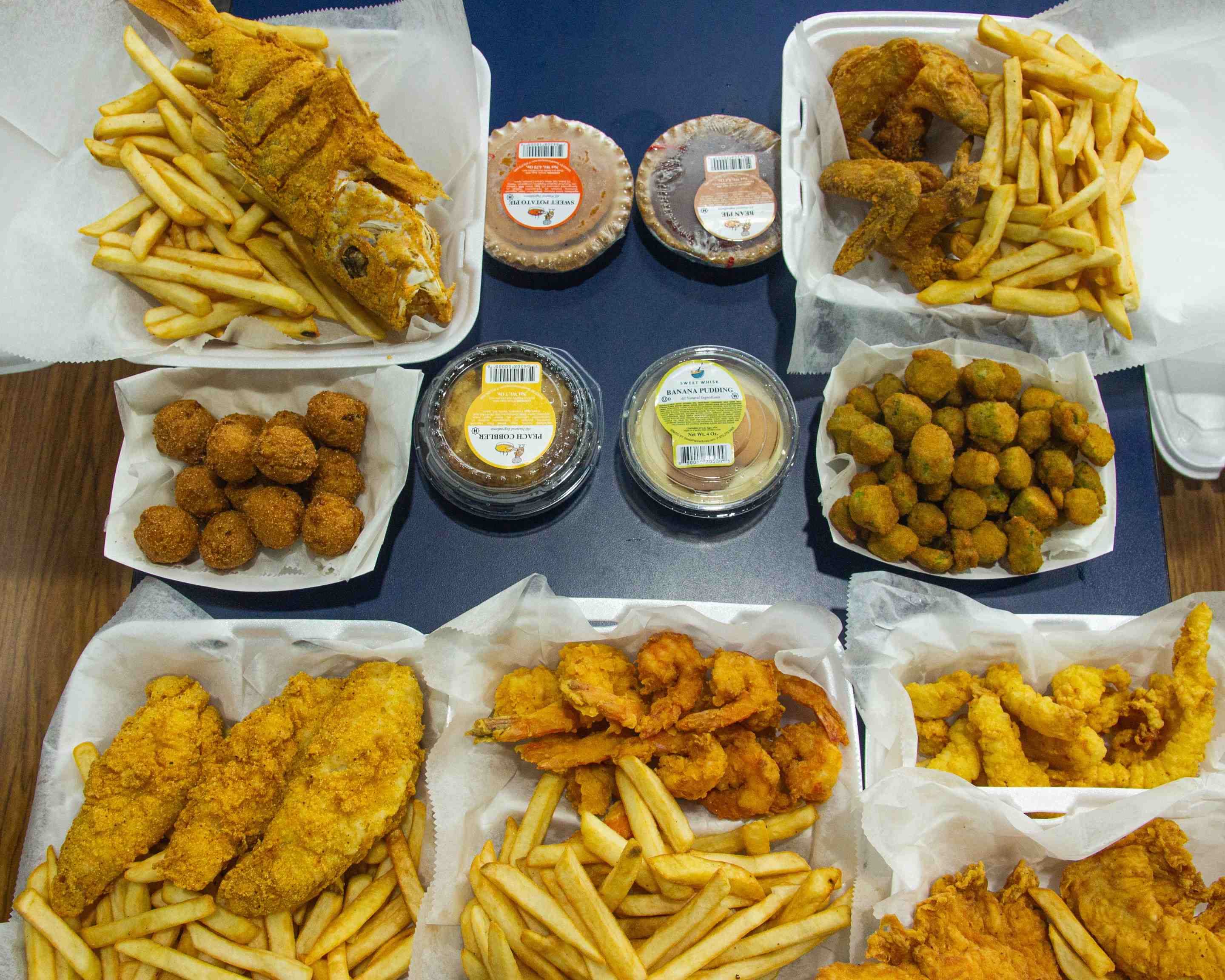 Order Red And Blue Snappers (4840 Flat Shoals Pkwy, B) Menu Delivery ...