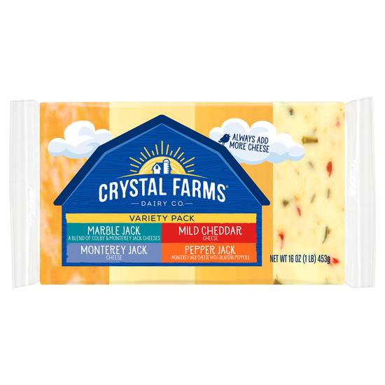 Crystal Farms Cheese (assorted) | Delivery Near You | Uber Eats