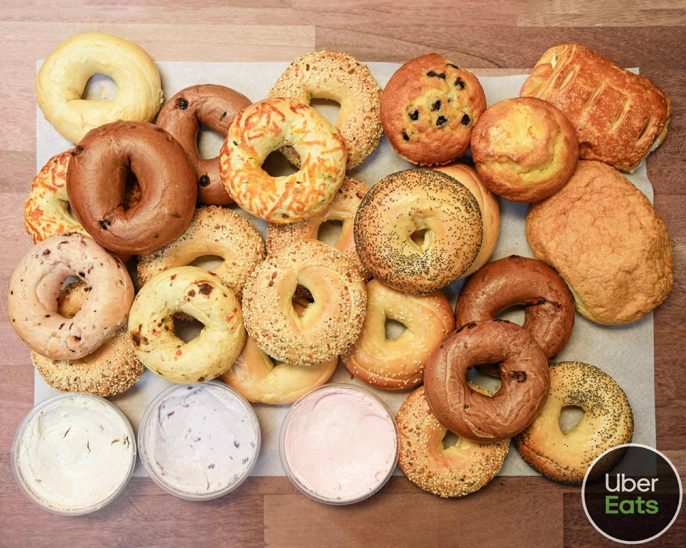 Order Fresh Bagels & Cafe Menu Delivery【Menu & Prices】| Buena Park ...