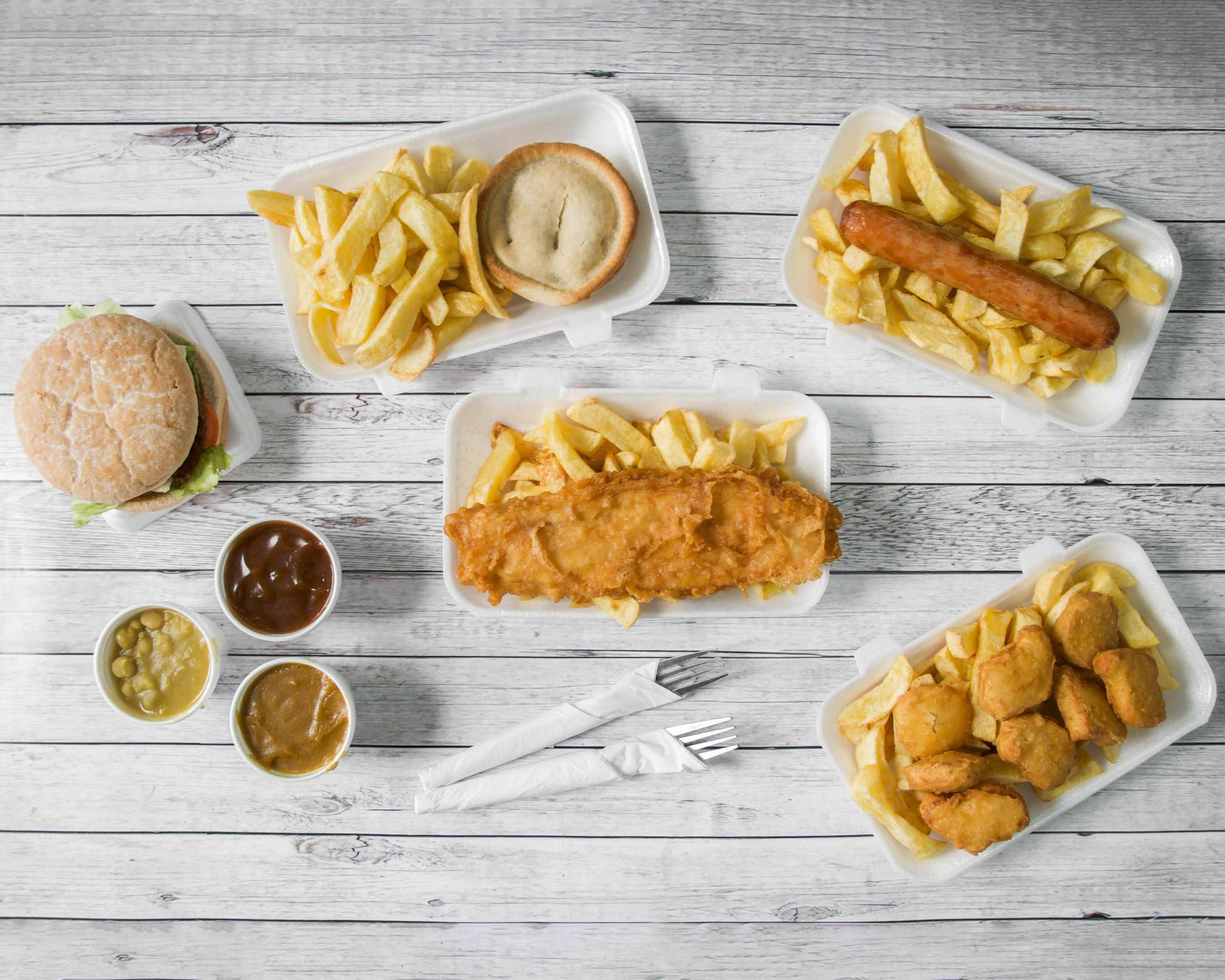 Pisces Fish and Chips Menu Deals & Prices - Fleetwood Delivery - Order ...