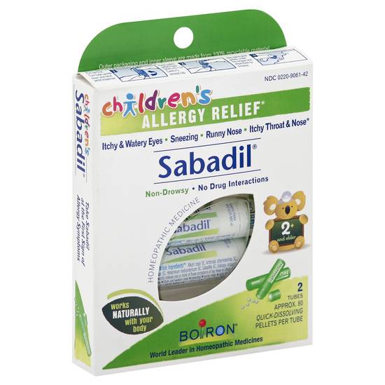 Boiron Sabadil Children's Allergy Relief Pellets (160 ct) | Delivery ...