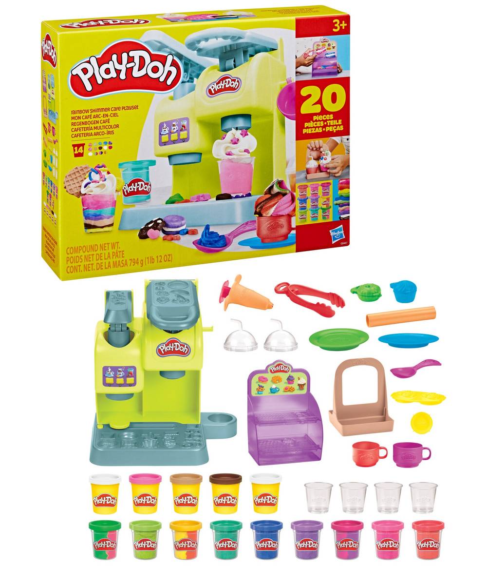 Hasbro Play Doh Rainbow Shimmer Cafe Playset Delivery Near Me | Order ...