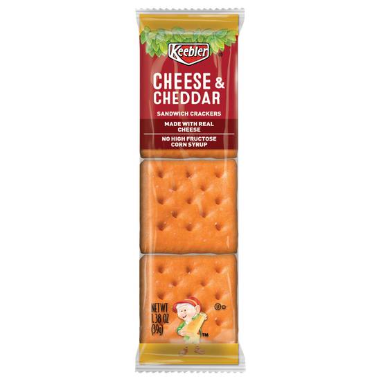 Keebler Cheese & Cheddar Sandwich Crackers | Delivery Near You | Uber Eats