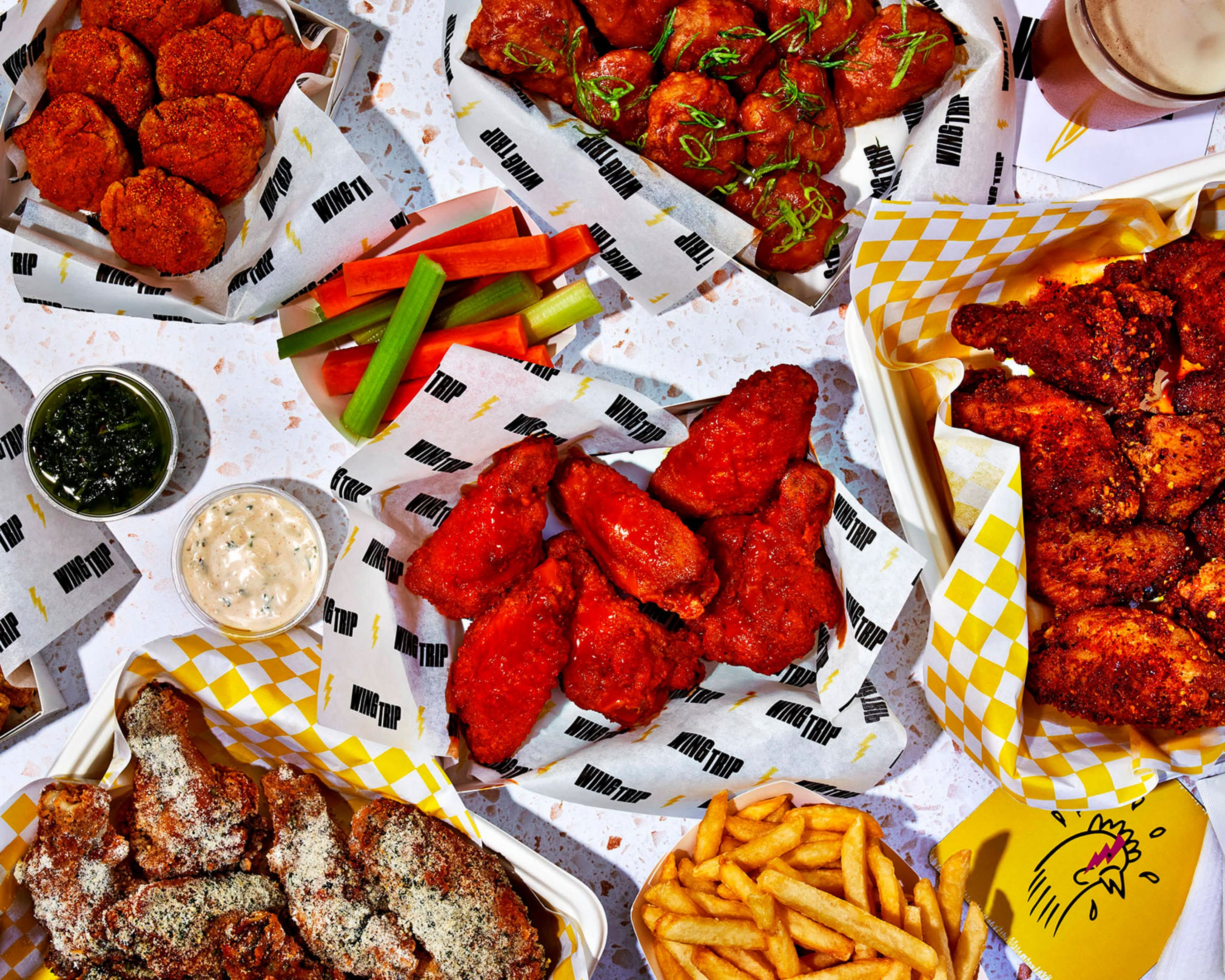 Wing Trip by Wonder (Newtown Square) Menu Philadelphia • Order Wing ...