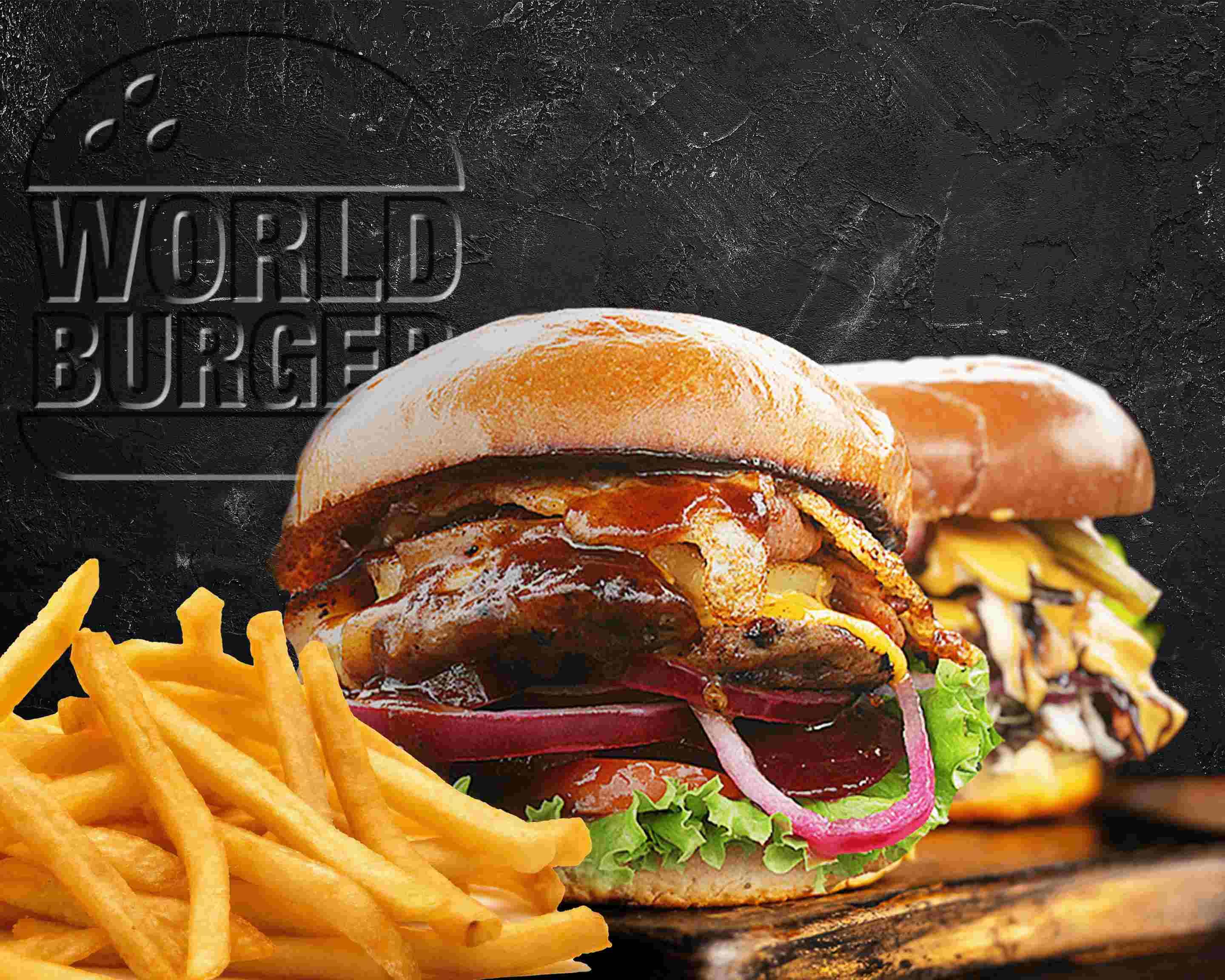 World Burgers (Gosford) Restaurant Menu - Takeout in Newcastle ...