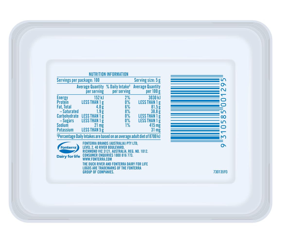 Duck River Soft Salt Reduced Butter Delivery Near Me | Order Online ...