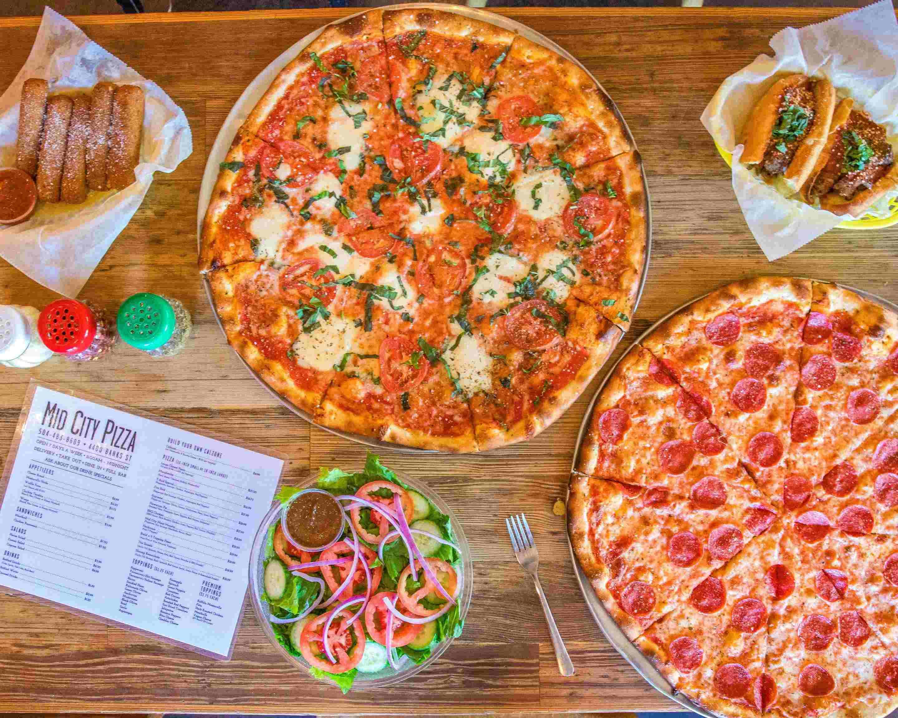 Order Mid City Pizza (Banks St) - Menu & Prices - New Orleans Delivery ...