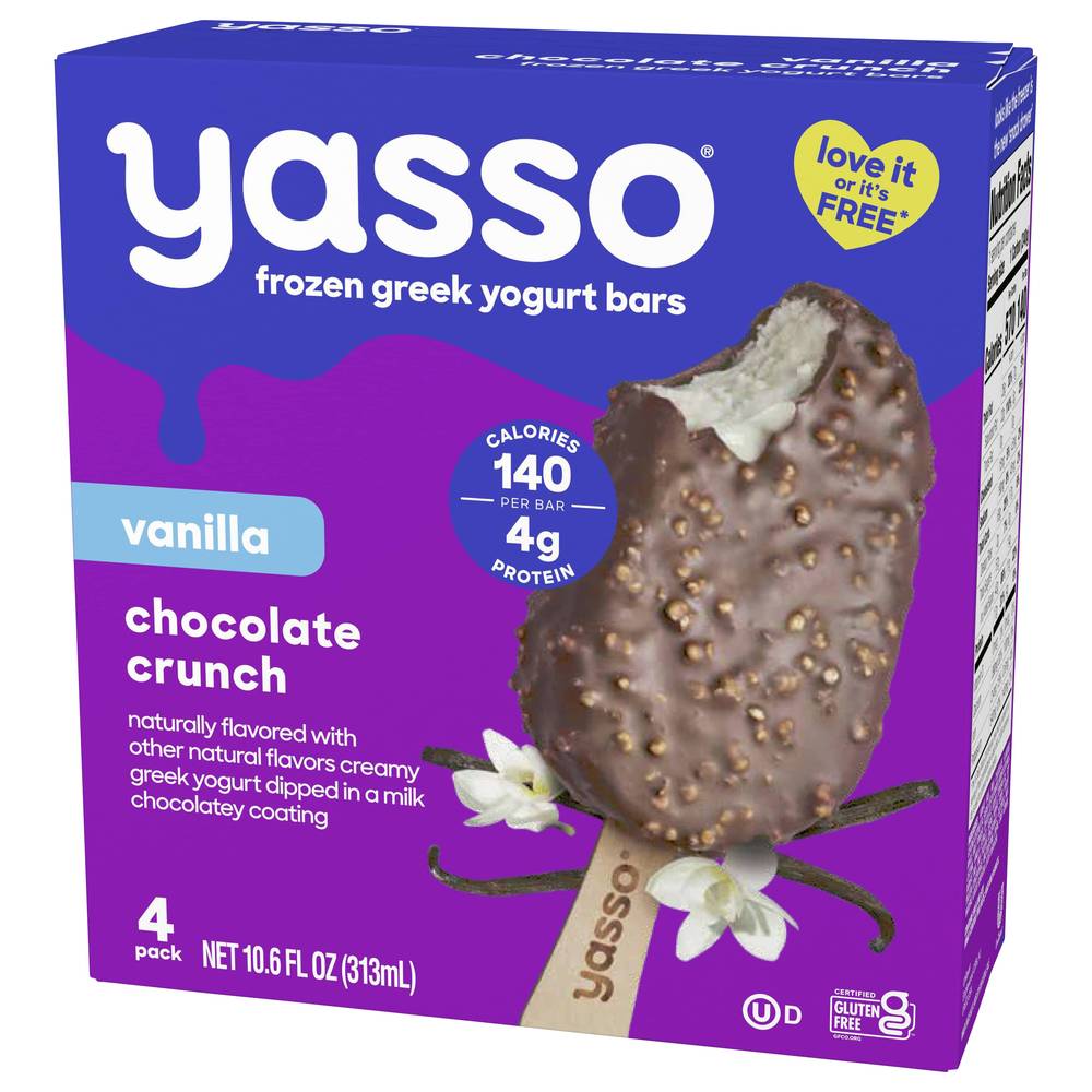 Order Now on Uber Eats! | Yasso Vanilla Chocolate Crunch Greek Yogurt ...