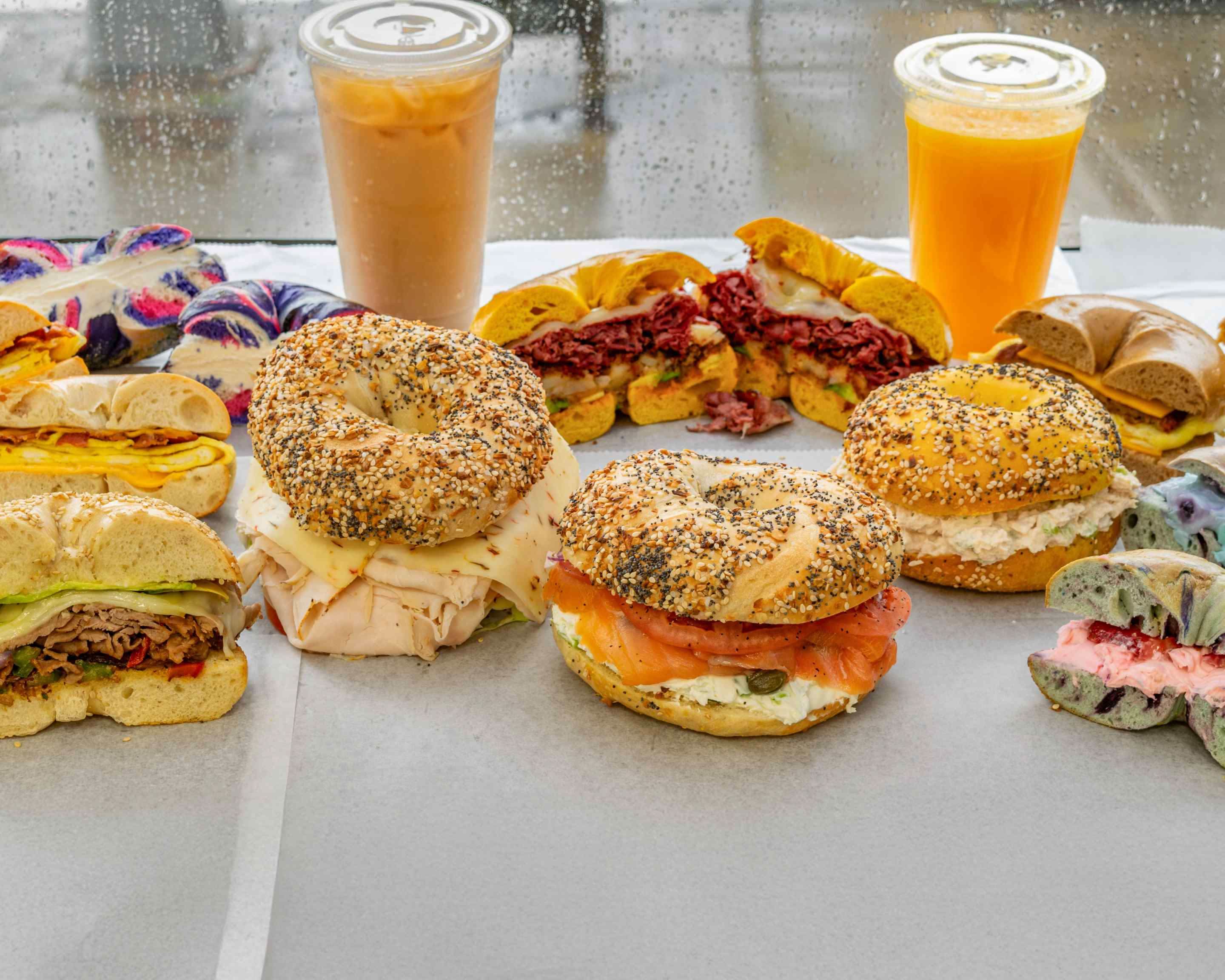 Order AJ Bagel Menu Delivery【Menu & Prices】| New York City | Uber Eats