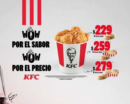 KFC Saltillo II-642 Menú y Precios - Pide a Domicilio en Saltillo ...
