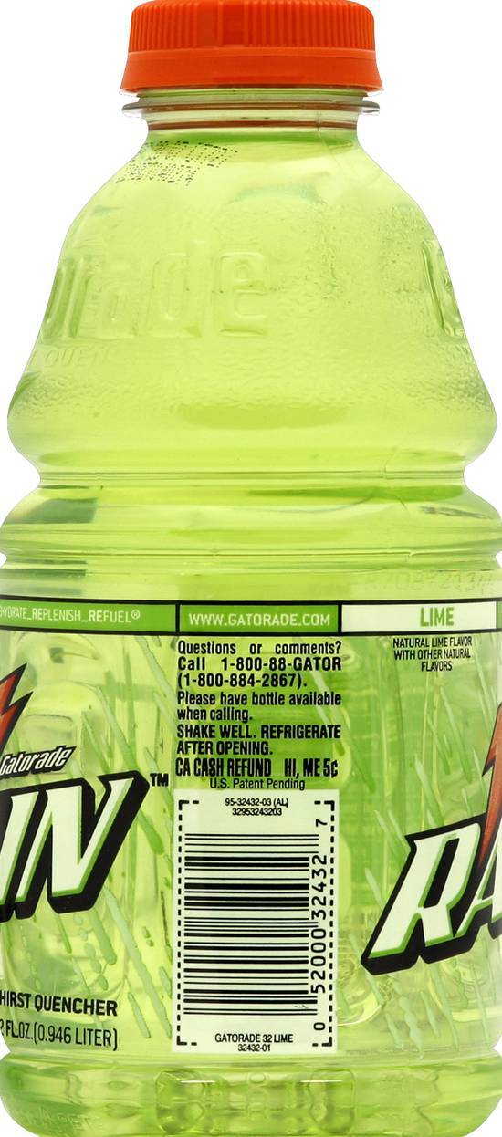 Gatorade Rain Lime