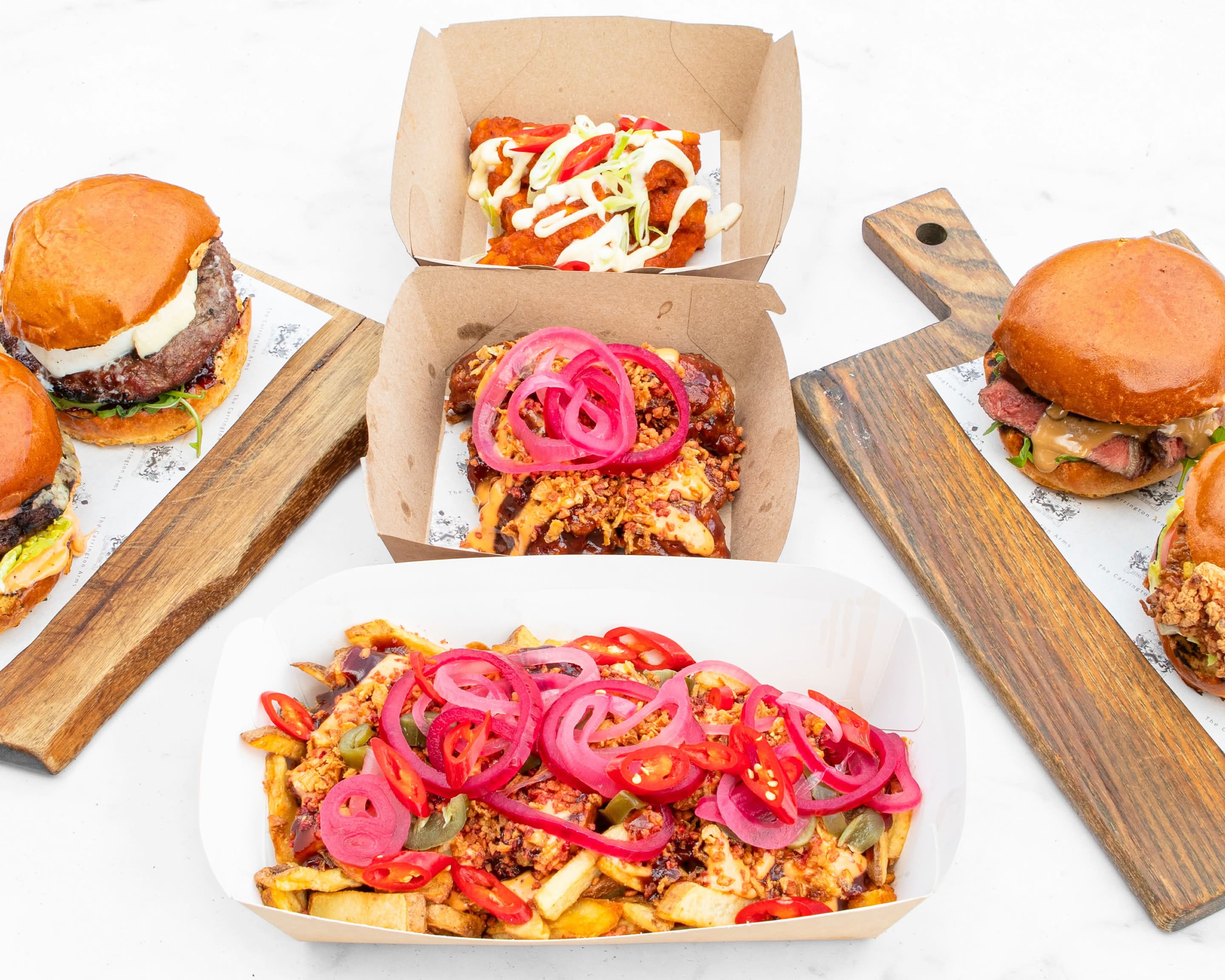 Holy Cow Burgers By The Carrington Arms Menu Deals & Prices - London ...