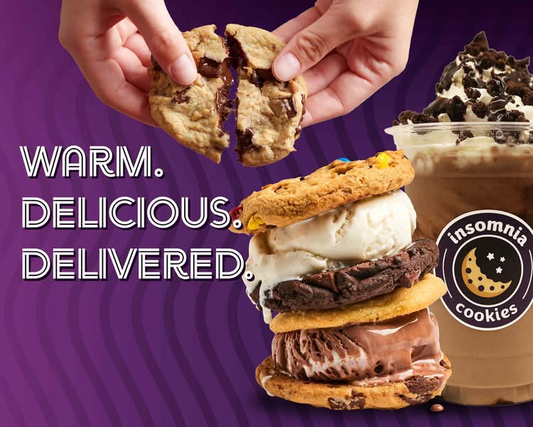 Insomnia Cookies (Leeds Merrion Street) Menu & Prices - Leeds Delivery ...