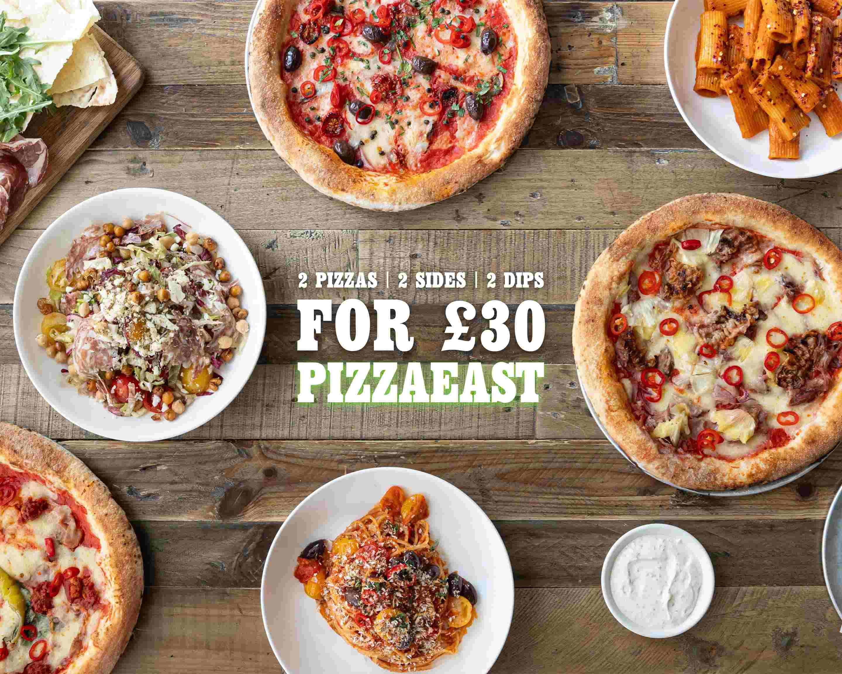 Pizza East (Stratford) Menu - Takeaway in London | Delivery menu ...