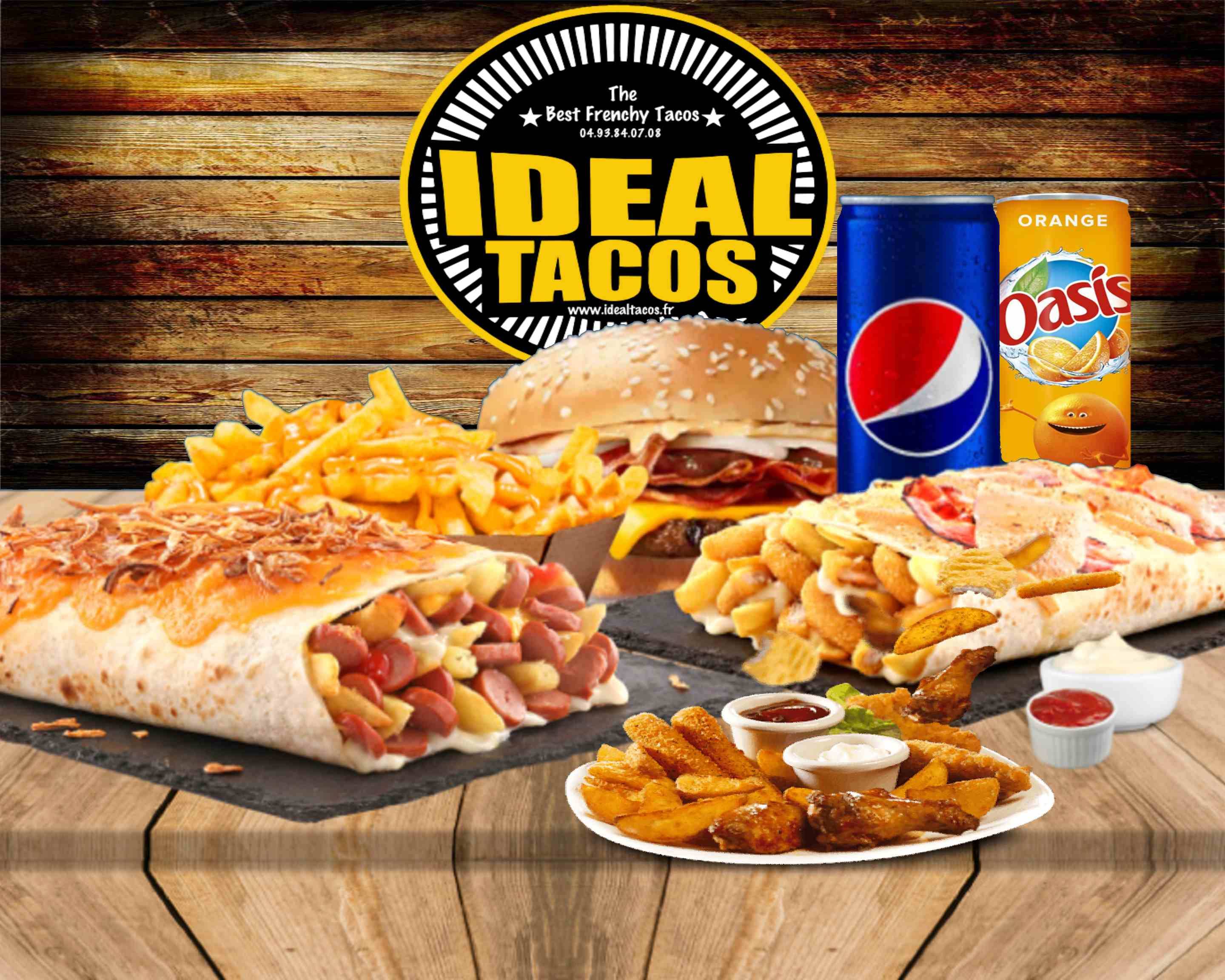 Livraison du menu Ideal Tacos à Nice - 【Menu et prix】 | Uber Eats