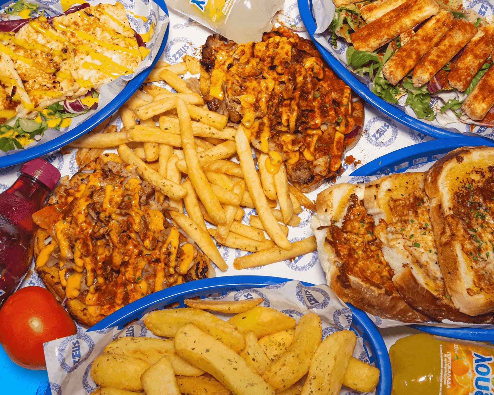 Zeus Greek Street Food Menu - Takeaway in Glasgow | Delivery menu ...