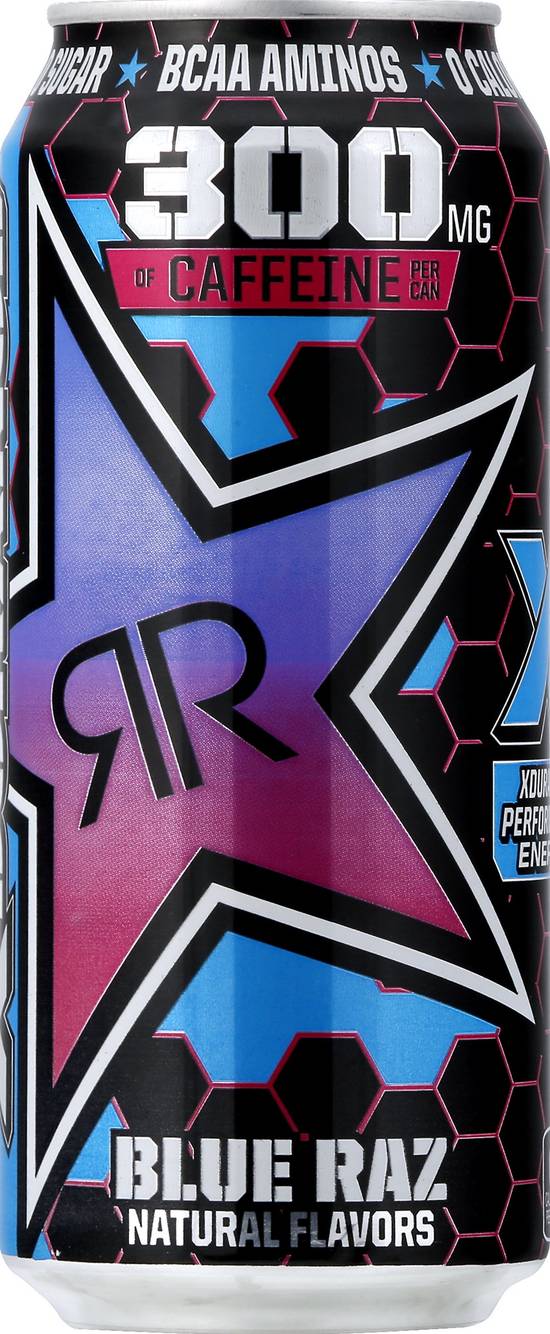 Blue Rockstar Energy Logo