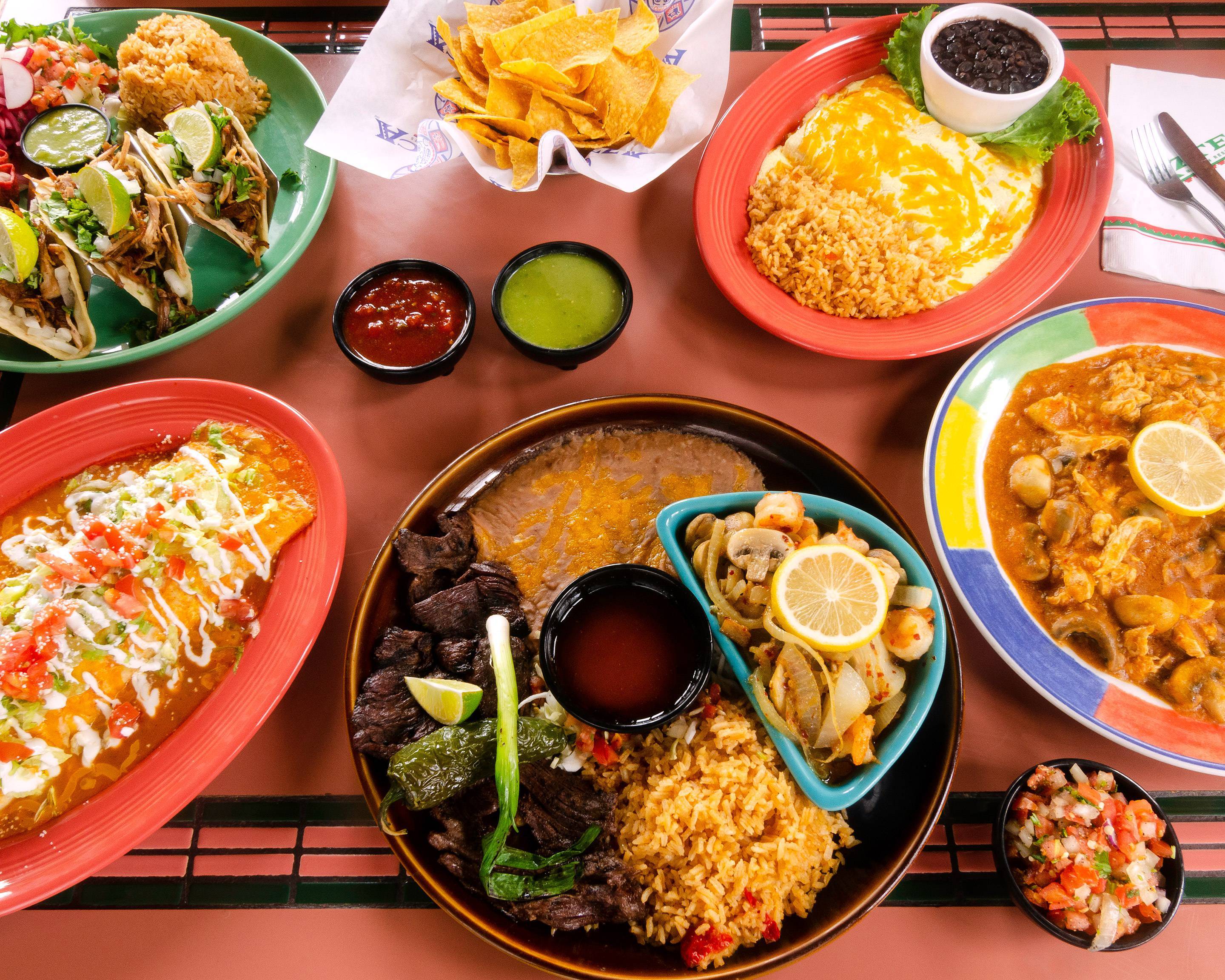Azteca Mexican Restaurant (Southcenter) Menu Tukwila • Order Azteca ...