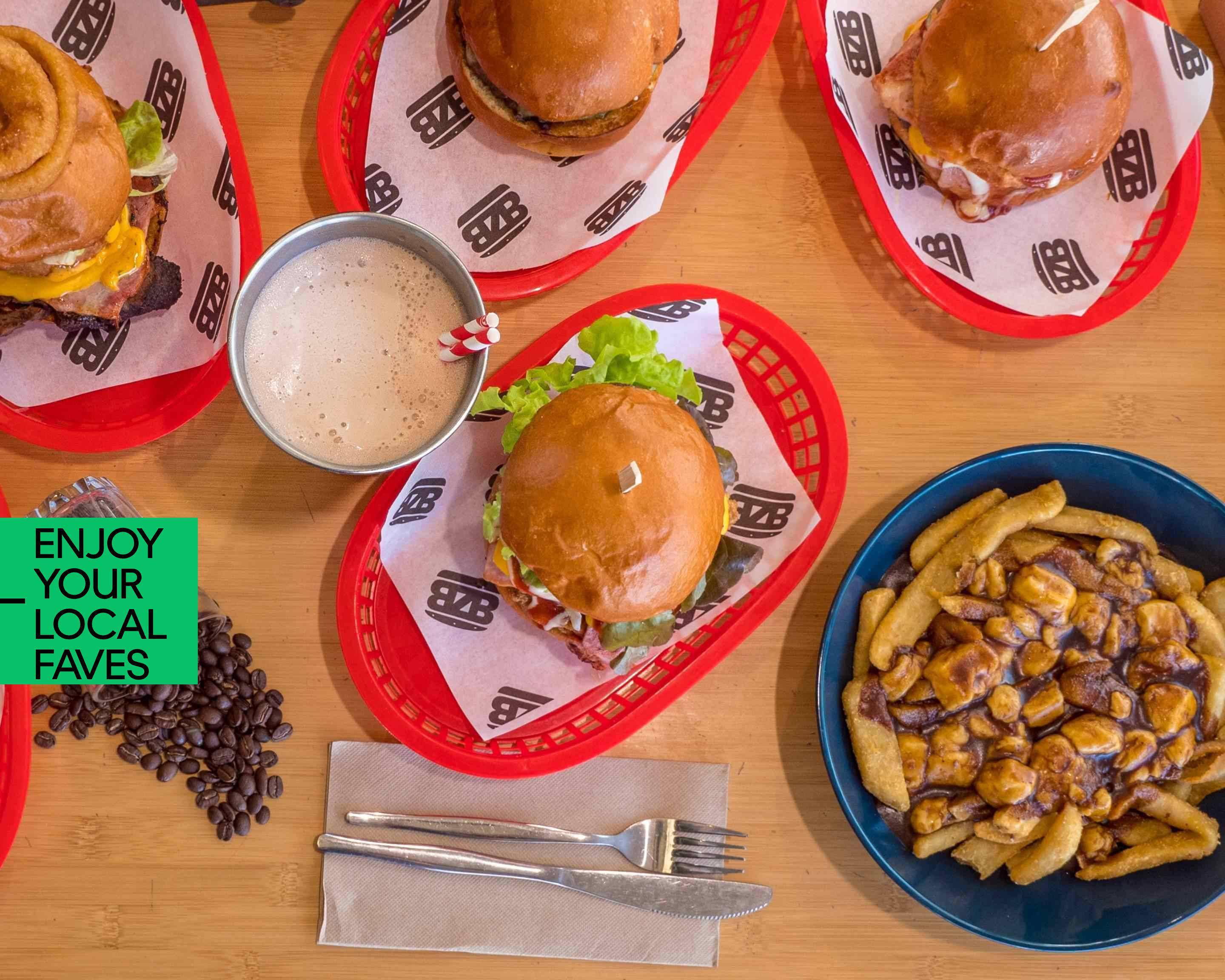Order BZ Burger Delivery Online | Canberra | Menu & Prices | Uber Eats